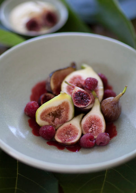 Figs With Raspberries & Mascarpone 'Zabaglione' — Belinda Jeffery
